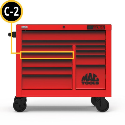 Edge™ E4122 Double-Bay Workstation - Drawer C2 - Customize Drawer Foam ...