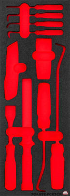 7E-Pick & Scrapers Set | Modular Tool Foam | Fits 10-PC. Set ...
