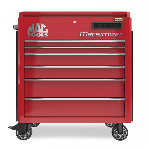 Macsimizer® 6-Drawer Utility Cart - A2 - Customize Drawer Foam Inserts | macfoamshop.com